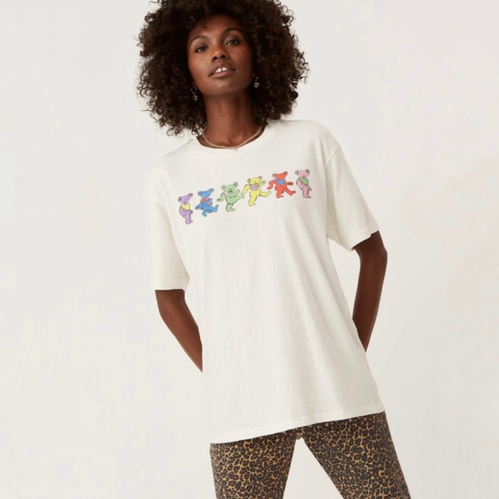 Daydreamer Grateful Dead Dancing Bears Tee - Gem